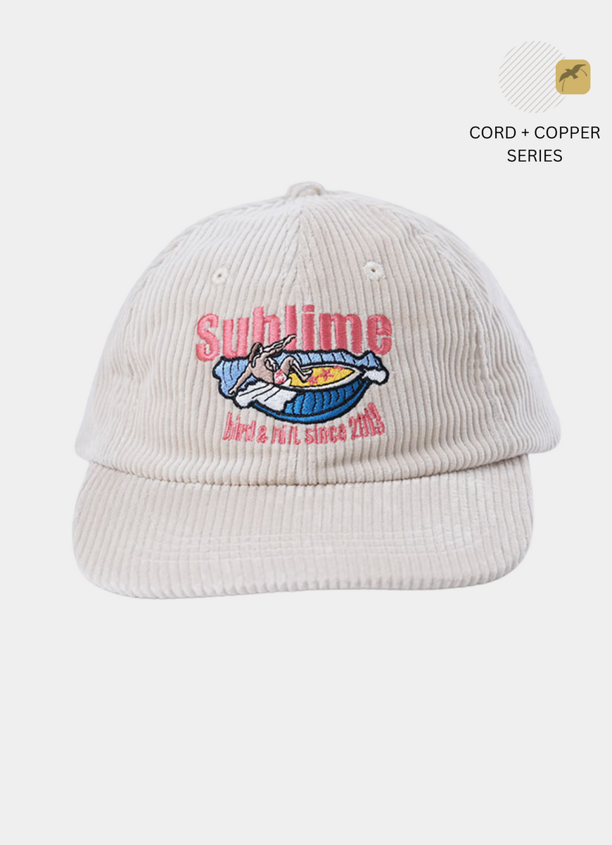 Sublime Cream 6 Panel – BIRD & HILL.